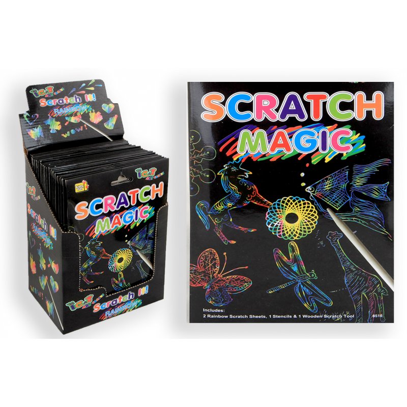 Scratch magic 24 st i dpb - Goggo Grossist - Fri Frakt - Grossist Leksaker
